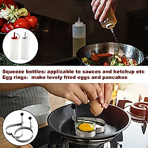 Romanticist 14Pcs Griddle Accessories Kit Flat top Griddle Tools Professional Heavy Duty Grill Spatula Accessories Set, Griddle Cleaning Kit Carry Bag for Outdoor Barbecue and Teppanyaki