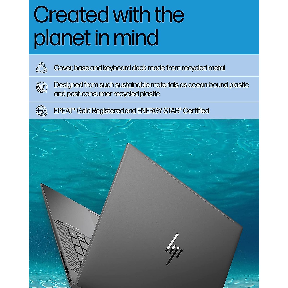 HP 2023 Newest Envy x360 Convertible 2-in-1 Laptop, 15.6" FHD Touchscreen Display, AMD Ryzen 7 5825U Processor, 16GB RAM, 1TB SSD, AMD Radeon Graphics, Fingerprint Reader, Windows 11 Home, Black