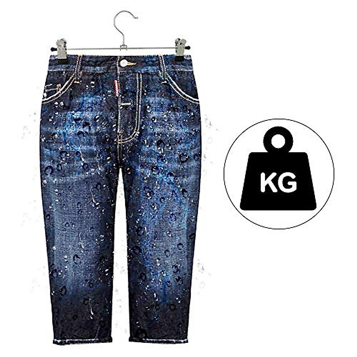 Pants Hangers 30Pcs Pant Hangers with Clips Skirt Hangers Clip Hangers Metal Hangers for Pants Slack Hangers