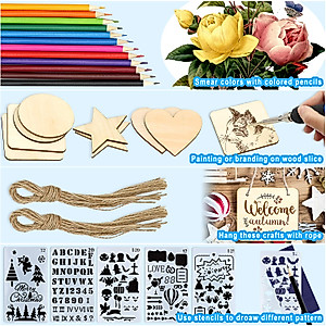 Wood Burning Kit 95pcs, West Bay Soldering Pen with Adjustable On-Off Switch Control Temperature Wood Burning Tool for Embossing/Carving/Soldering Tips/Carrying Box