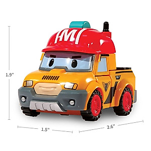 Robocar Poli, Mark DIE-CAST Metal Toy Cars, Mountain Pickup Truck Toys, Diecast Vehicle Truck Toy Party Birthday Gifts Toys for Toddlers Age 1-5 Boys Girls