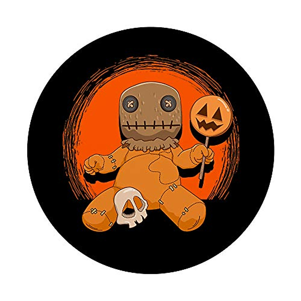 Trick-or-Treat Horror Movie Halloween Voodoo Doll PopSockets Swappable PopGrip