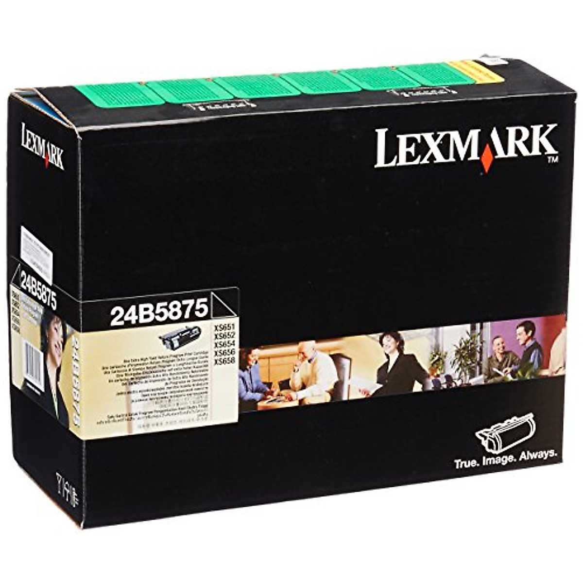 Lexmark 24B5875 XS651 XS652 XS654 XS656 XS658 Toner Cartridge (Black) in Retail Packaging
