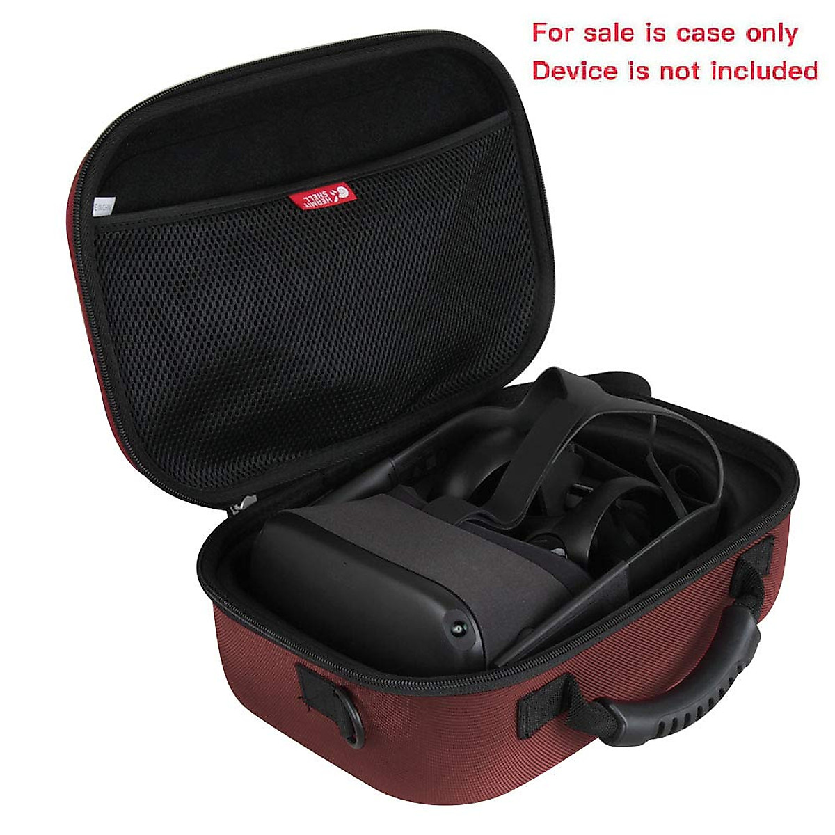 Hermitshell Hard EVA Travel Case for Oculus Quest 2 & Quest VR Gaming Headset (Red)