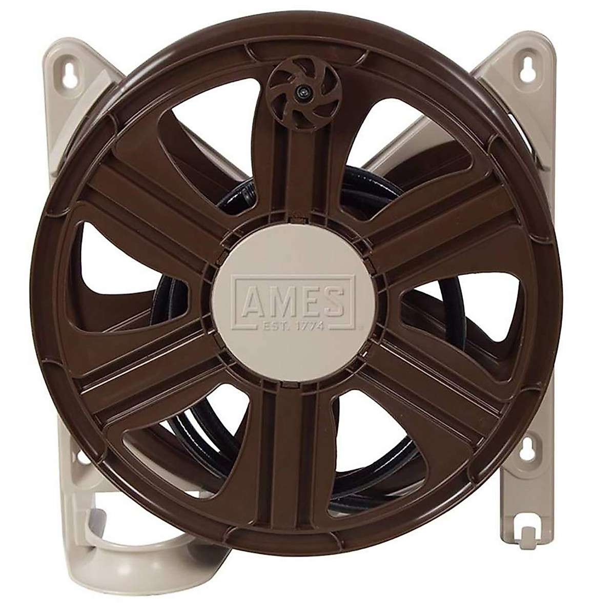 AMES 2388340 ReelEasy Side Mount Reel, 100-Foot Hose Capacity