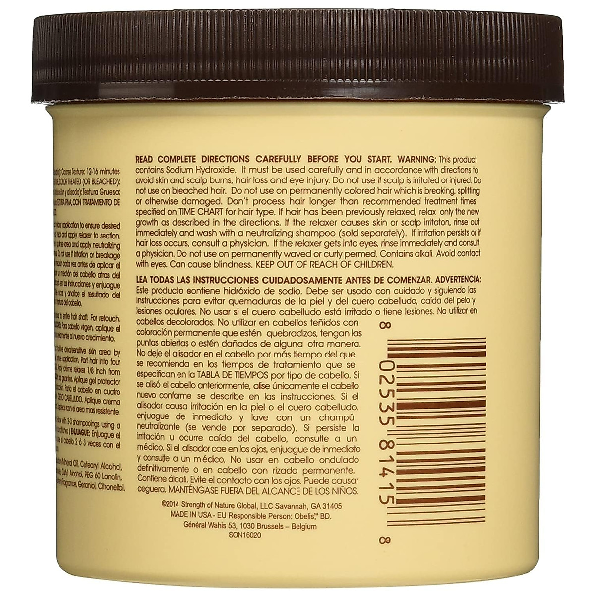 TCB No Base Creme Hair Relaxer, Regular 15 Oz,Pack of 3