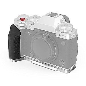 SmallRig X-T5 Handgrip L-Shape Grip for FUJIFILM X-T5 Camera, Built-in Quick Release Plate for Arca, Silicone Side Handle, Shutter Button, Lightweight and Comfort - 4136