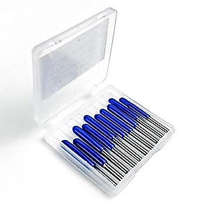 10pcs CNC Router V Bits, 3 Edge Pyramid Engraving, 1/8" Shank CNC 3D Milling Cutter| 20/30/45/60/90 Degrees, 0.1mm Tip