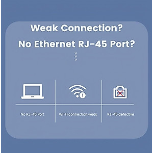 Ethernet to USB C Adapter for Surface Laptop 2 3 4 Go, Surface Pro 7 8, Compatible with Samsung Galaxy S10 S22 S23 or Tab A8 S5e