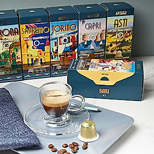 Artuzzi 120ct Flavored Espresso Pods for Nespresso Original Machines | Caramel Chocolate Vanilla Cookie Almond Hazelnut I Italian Coffee Capsules Aluminum & Recyclable