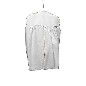 Baby Doll Bedding Drake Linen Look Diaper Stacker, Beige