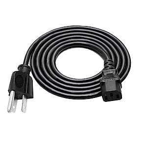 UL Listed 8ft AC Power Cord Replacement for EF EcoFlow Delta 2,Delta 2 Max,Delta pro Portable Power Station Solar Generator 3 Prong Power Cord