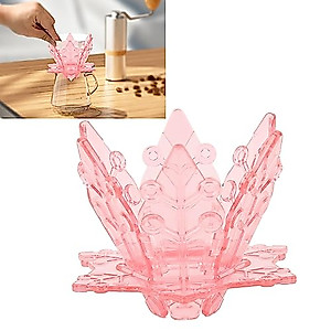 Coffee Dripper, Drip Coffee Filter Easy to Use for Travel (Pink)