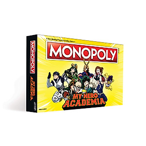 Monopoly: My Hero Academia Board Game | Buy, Sell, Trade Fan-Favorite Heroes from The Popular Anime Show | Classic Monopoly Game | Officially-Licensed My Hero Academia Merchandise