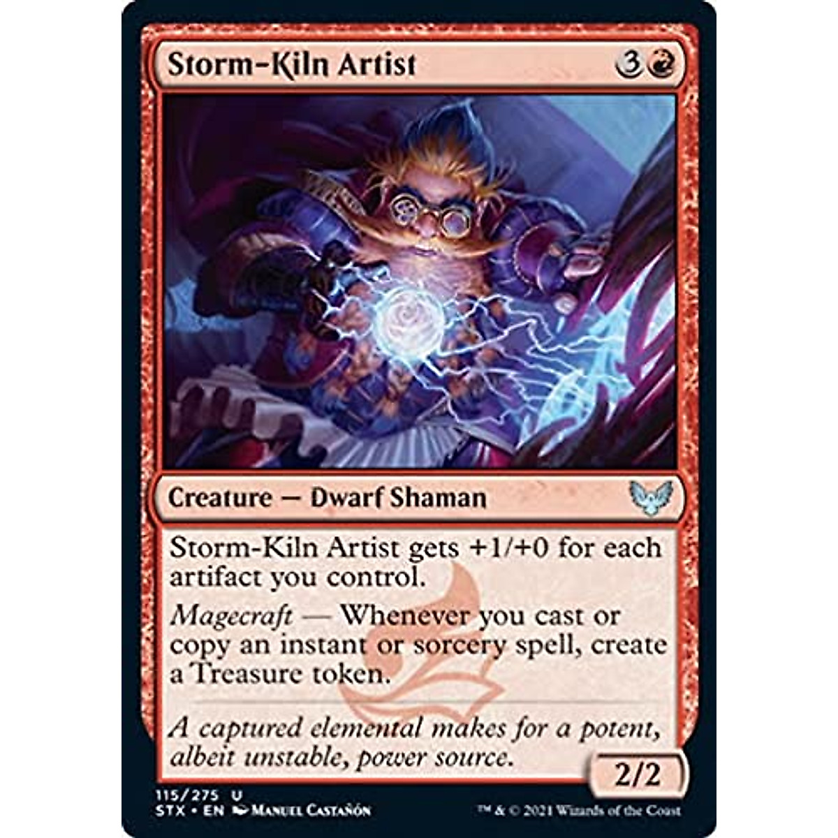 Magic: the Gathering - Storm-Kiln Artist (115) - Strixhaven: School of Mages