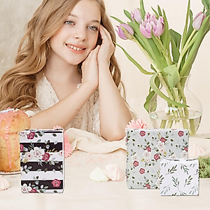 AnyDesign 12 Sheet Eucalyptus Leaves Wrapping Paper Watercolor Greenery Floral Gift Wrap Paper Folded Flat Green Leaves Art Paper for Wedding Birthday Party DIY Crafts Gift Wrapping, 19.7 x 27.6 Inch