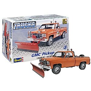 Revell GMC Pickup with Snow Plow Plastic Model Kit,White
