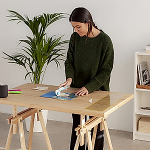 Elan Cutting Mat A4 Blue, 5-Ply Craft Mat, Self Healing Cutting Mat 30x22 CM, Craft Cutting Board, Art Mat, Imperial Sewing Mat, Quilting Mat, Hobby Mat, for Sewing, Quilting, Quilting supplies