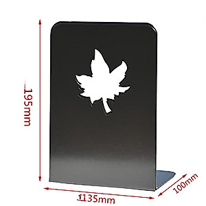 QYTECsd Mail Organizer Black Acrylic Bookends L-Shaped Desk Organizer Desktop Book Holder School Stationery Office Accessories (Color : 4Black)