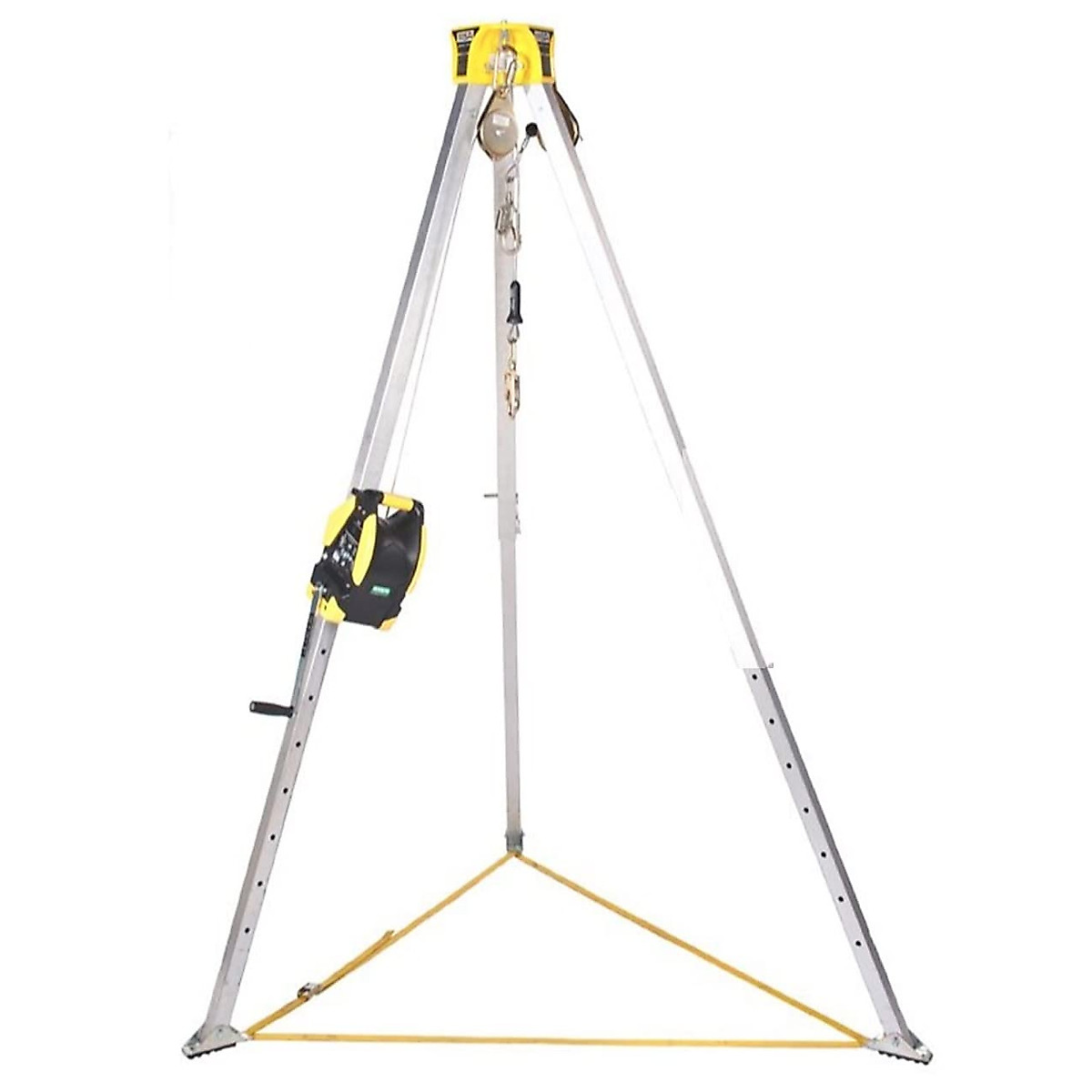 MSA Workman 8' Aluminum Complete Tripod Kit with 65' Winch | Confine Space | Fall Protection
