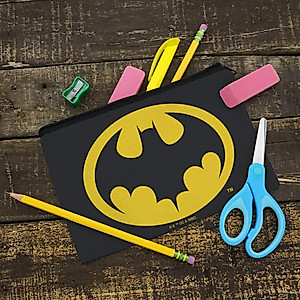 GRAPHICS & MORE Batman 89 Logo Pencil Pen Organizer Zipper Pouch Case