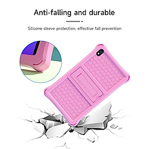 Kids Tablet, 8 inch Tablet for Kids, 2GB RAM 32GB ROM Android Tablets IPS Screen 1280x800, Iwawa & Parent Control Toddler Tablet, WiFi, Dual Camera, 4300mAh Battery, Shockproof Case, Pink