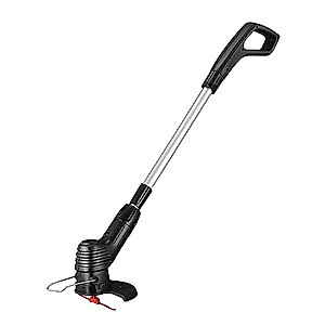Wireless Electric Lawn Mower 2000mah Li-ion Battery Adjustable Cordless Grass Trimmer Garden Pruning Tools - Lawn Mower - - (Style: B, Color: Black)