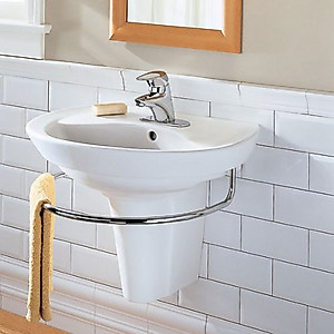 American Standard 3520000.002 Ravenna Integral Towel Bar, Polished Chrome 19.31" Length x 21.25" Width x 4.37" Height