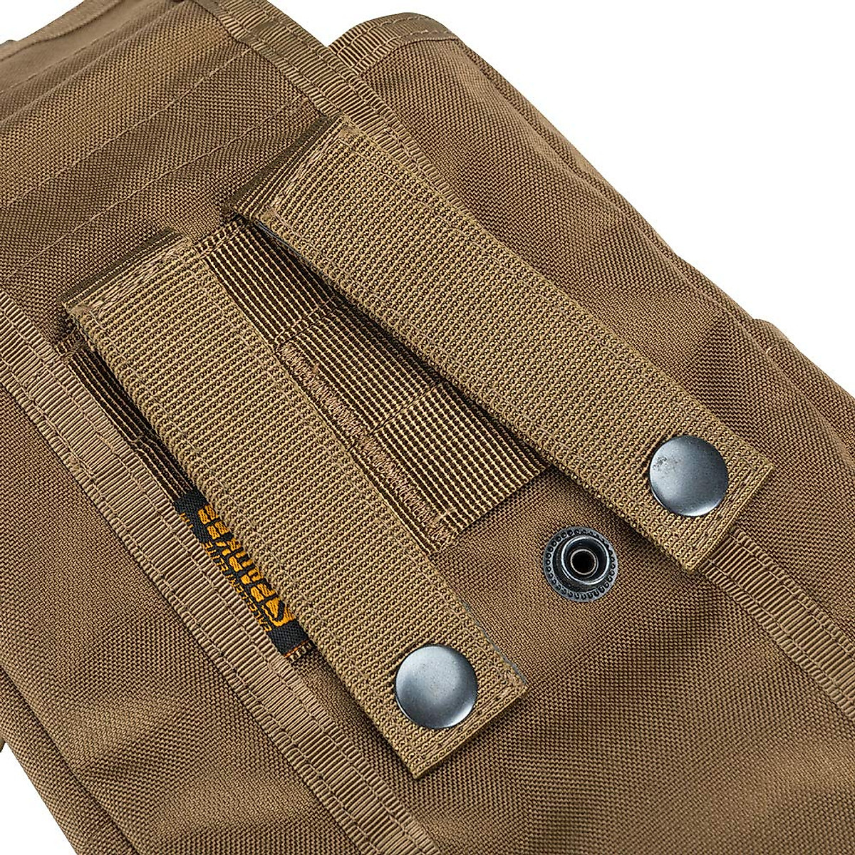 EXCELLENT ELITE SPANKER Molle Dump Pouch Drawstring Magazine Utility Pouch Folding Dump Waist Bag(Coyote Brown)