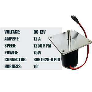 AMBITIONMOTOR Salt Spreader Motor Replaces Buyers SaltDogg 3005693 for TGSUV1B