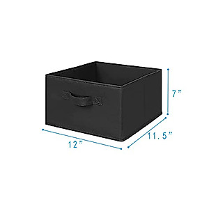 MAX Houser Hanging Shelf Closet Storage Organizer Removable Drawers ，Hanging Storage Organizer Hanging Sweater 2 Sock Underwear Drawers for Closet, Bedroom, Black