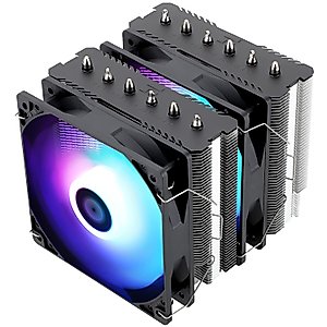 Thermalright Peerless Assassin 120 SE ARGB CPU Air Cooler,6 Heat Pipes CPU Cooler, Dual 120mm TL-C12C-S PWM Fan, Aluminium Heatsink Cover, AGHP Technology, for AMD AM4/AM5/Intel 1700/1150/1151/1200