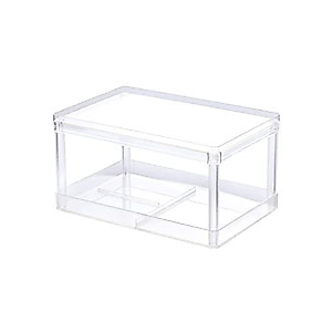 TJLSS Multifunctional Storage Rack Double Storage Rack Desktop Storage Rack Plastic Desk Storage Rack