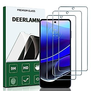 DEERLAMN [3 Pack] for Motorola Moto G Stylus 5G 2022/ Moto G Stylus 2022 Screen Protector,9H Hardness HD Clear Anti Scratch Tempered Glass