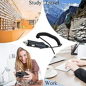 Digipartspower Car DC Charger for Viore PLCD9V35 9 Dual Screen Portable DVD Player Auto Vehicle