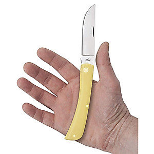 Case WR XX Pocket Knife Yellow Synthetic Sod Buster Item #038 - (3138 Cv) - Length Closed: 4 5/8 Inches