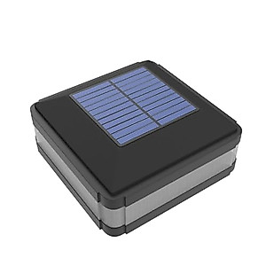 Solar Post Lights Outdoor, 4x4 Post Solar Lights Fits 4x4 5x5 6x6 Wood Post, Fence Post Solar Lights 160 LM IP65 Waterproof, Solar Deck Post Lights for Patio Garden Decor Landscape Lighting