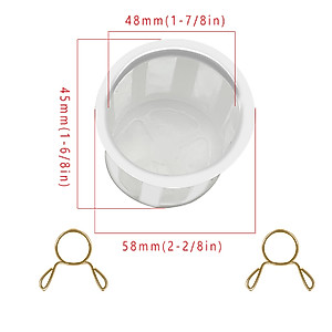 SOFO Petcock Fuel ShutOff Valve - For Gas Shut Off Valve, for Generac 28-1783-V & Petcock Fuel Shutoff Valve, M10X1.25mm for Tg3000 Generator Parts, Champion Generac, Gas Tank Shut