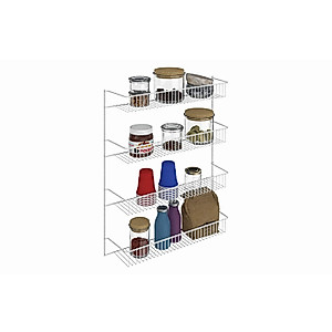 ClosetMaid 8033 4-Tier Wall Rack, 18-Inch Wide