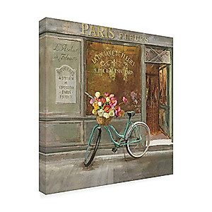 Trademark Fine Art, 24x24 French Flower Shop v2 by Danhui NAI