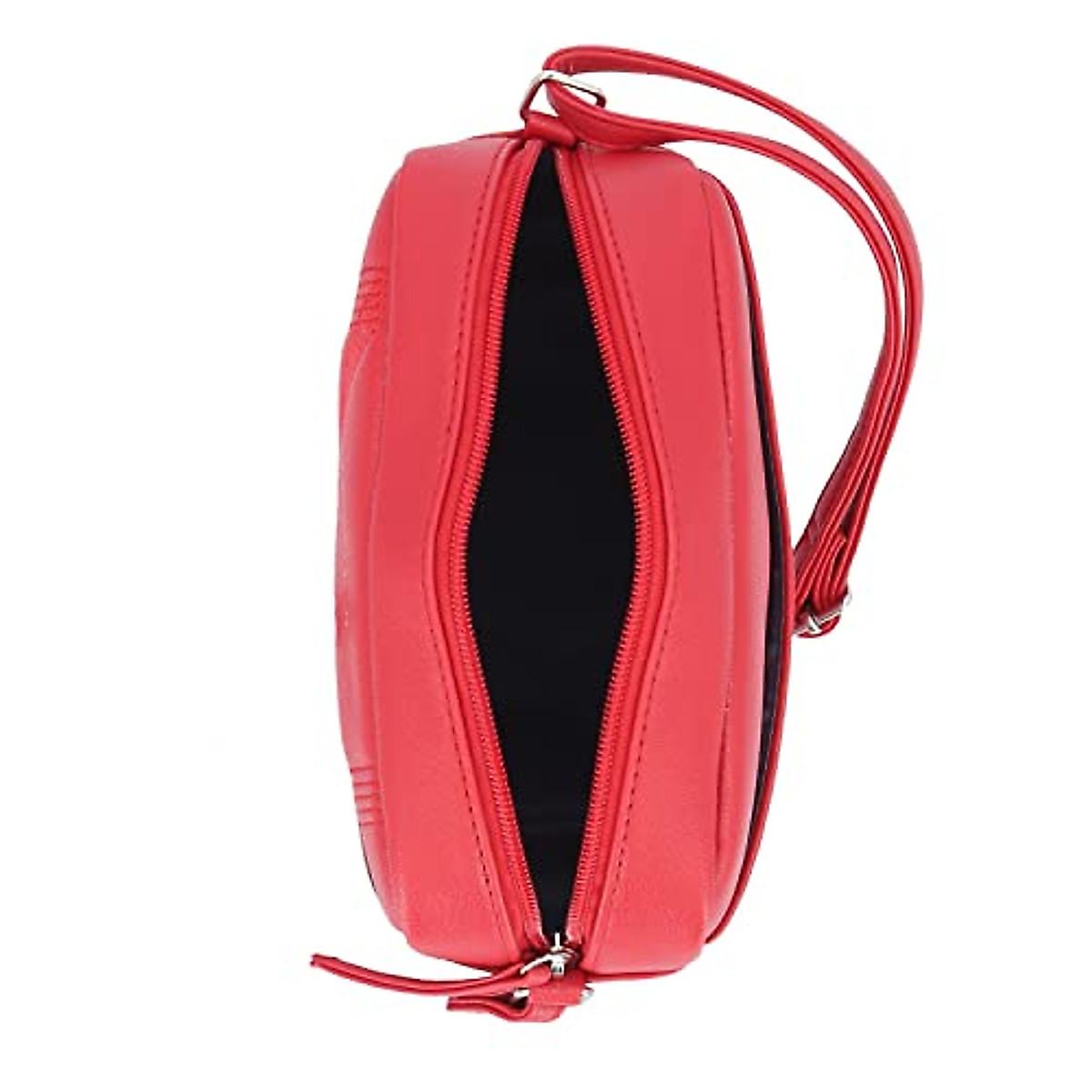Nautica womens Nautica Candid Camera Adjustable Crossbody, Bright Red, One Size US