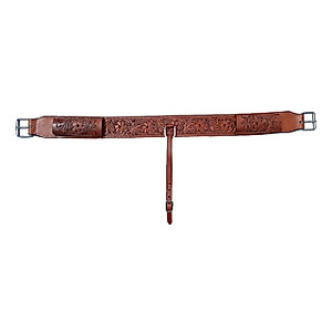 RAAVILS Horse Flank Cinch for Western Horse Saddles Horse TACK Leather Back Cinch Rear Saddle Girths