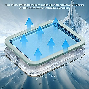 Ice Cream Roll Maker Rolled Ice Cream Machine Sweet Spot Pan Instant Cold Plate Ideal for Making Rolled Ice Cream Soft Serve Slushies Frozen Yogurt Sorbet Gelatod