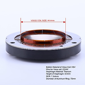 SPATHIPHYLLUM Replacement for Speaker Diaphragm JBL 2420, 2421A, 2425, 2425H, 2426, 2426H, 2427, 2427H, 4435, 4660, 4632M-HF-T, 811C-L,R, P-725AP, SR4702X, SR-4725XF, VS3115WH and Many More!