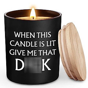 Anniversary Birthday Gifts for Him, Husband, Boyfriend, Her, Girlfriend Wife, Couple - Boyfriend Gifts, Girlfriend Gifts, Husband Gifts, Wife Gifts - I Love You Naughty Gifts for Him, Her - Candle