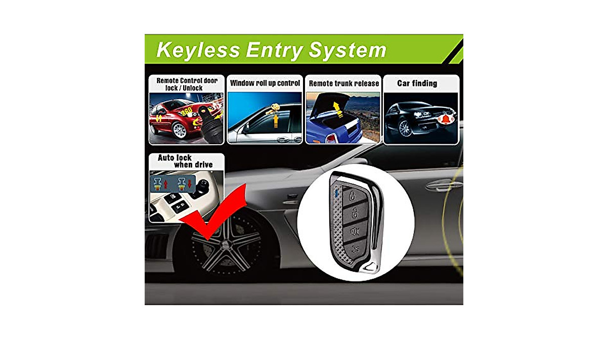 BANVIE Car Keyless Entry System | Remote Central Lock Control