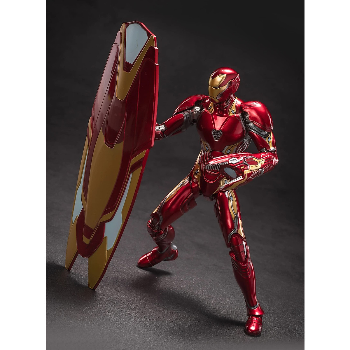 OVONNI Ironman MK50 (Deluxe Version),All Joints Movable 7 Inch Collectible Action Figure,Multi Weapon Accessories
