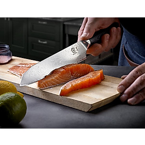 Mercer Culinary M13786 Premium Grade Super Steel, 7-Inch Santoku Knife, G10 Handle