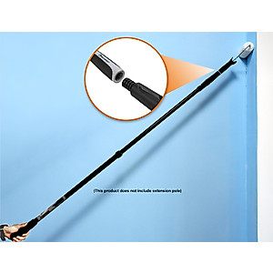 ROLLINGDOG 4 Inch Mini Roller - 3/8" Nap Roller Covers,Small Paint Roller for Wall, Trim, Detail Painting