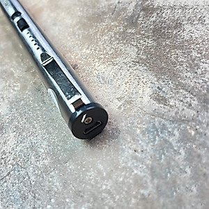 Thunder Blast OTH220 6.25inch Tactical Pen HIGH Power STUN Gun TAZOR WMicro USB Charger for SELF Defense USE ONLY. , Silver